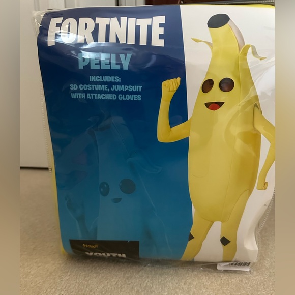 Spirit | Costumes | Fortnite Peely 3d Costume Jumpsuitwith Attached ...